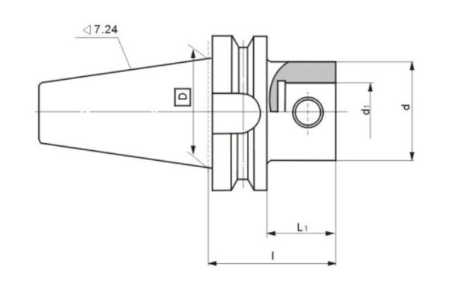 TOOL TAPER SHANK FOR AUTOMATIC TOOL CHANGE
